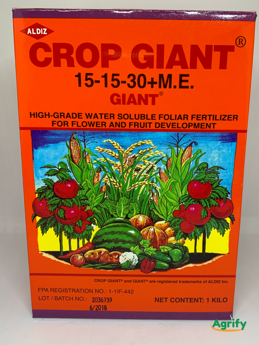 Crop Giant 15-15-30 Fertilizer 1KG – Agrify