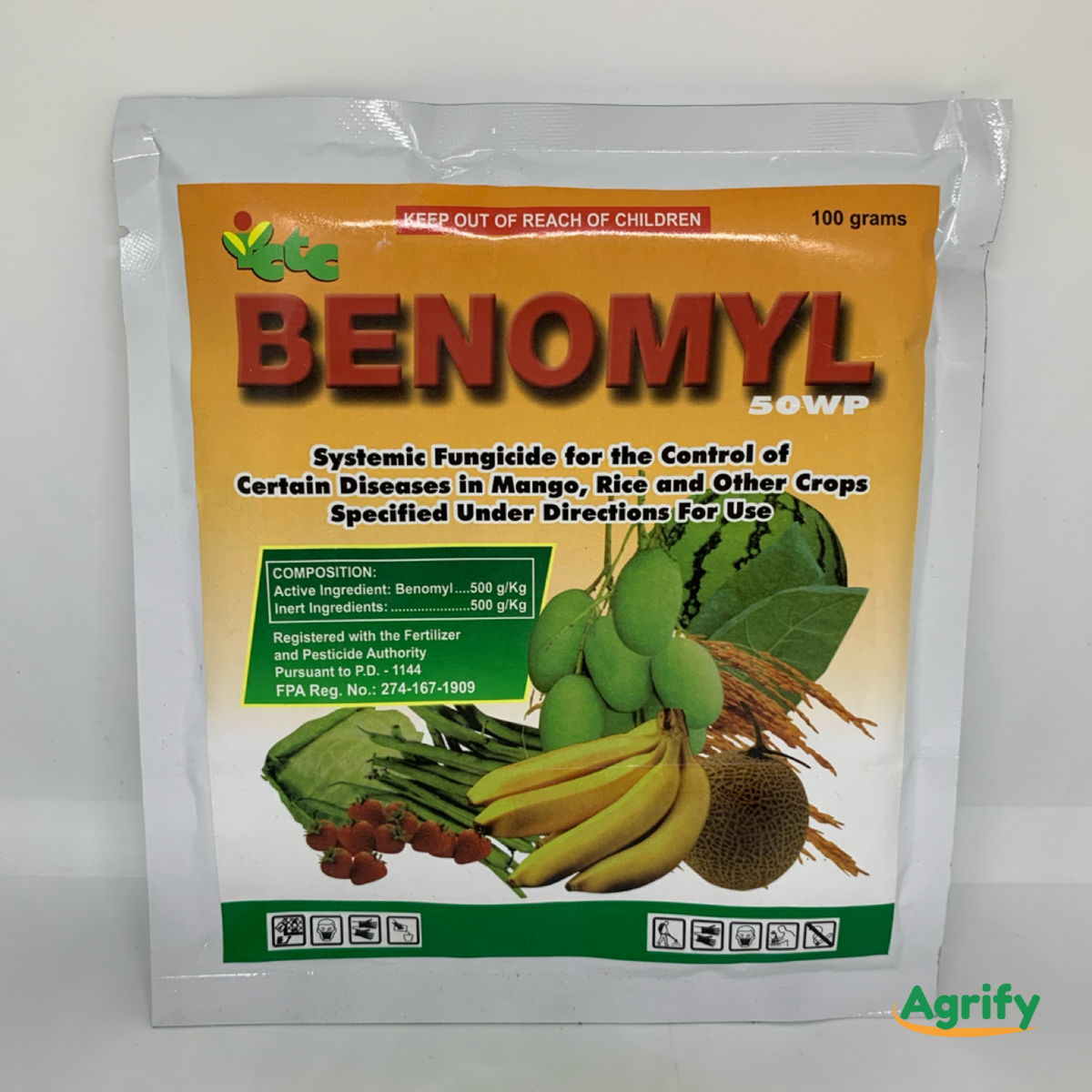 Benomyl 50WP 100grams – Agrify