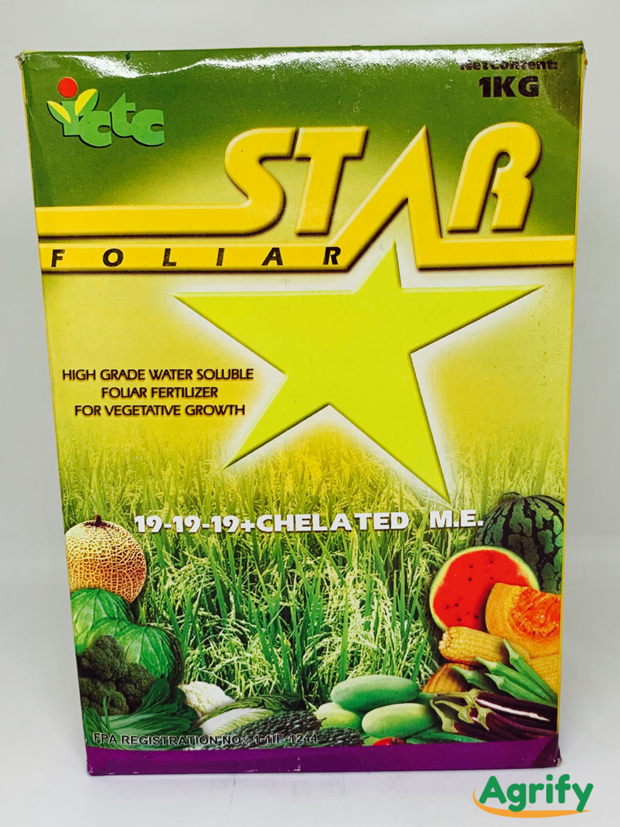 Star Foliar Fertilizer 19-19-19 + Chelated M.E. 1KG – Agrify