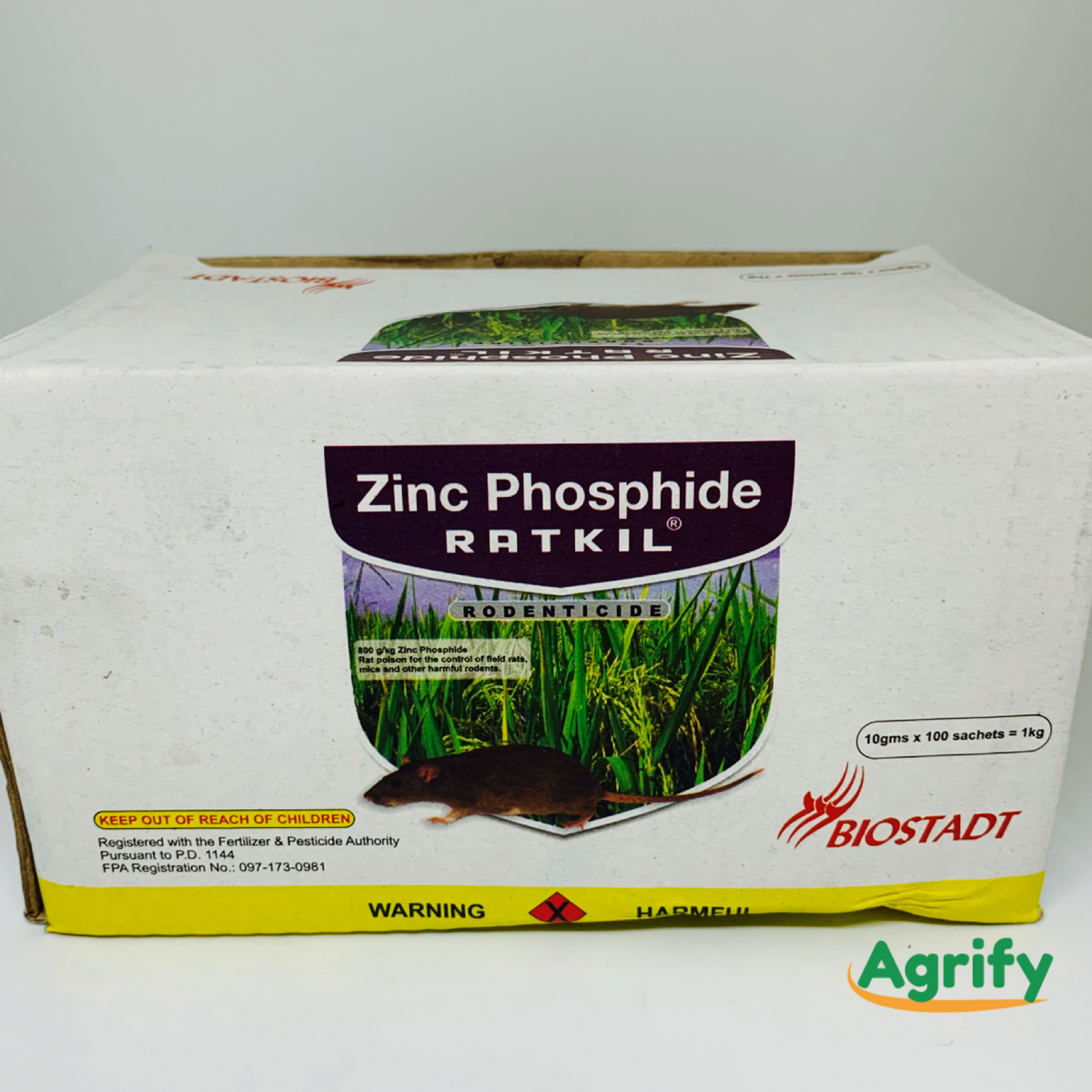 Zinc Phosphide Ratkil 1KG – Agrify